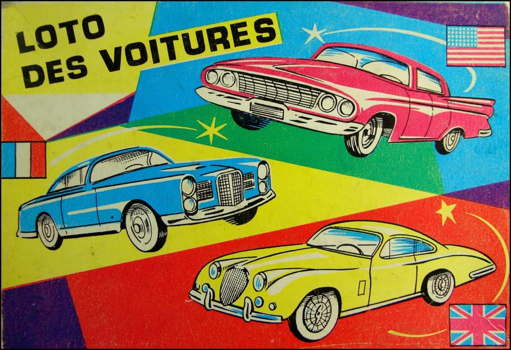 1960 – Loto des voitures (éd. inconnu) | Les Jeux vintage et l'Automobile